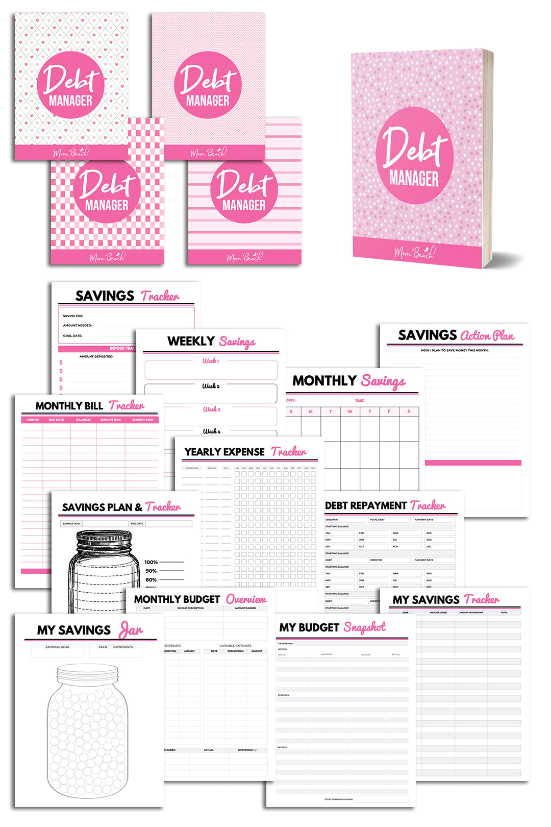 Debt Manager Binder ( 25 Pages )